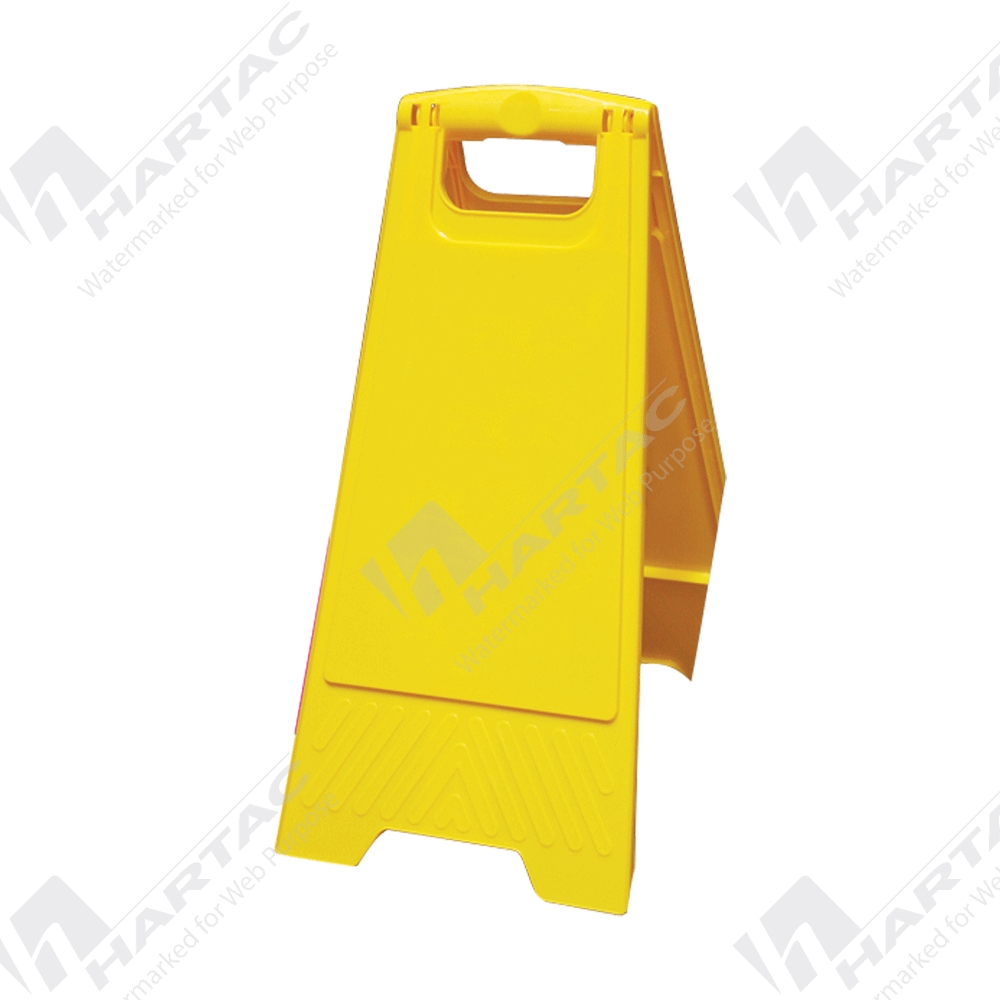 HS7076 - Blank Yellow Plastic A-Frame - Hartac Australia