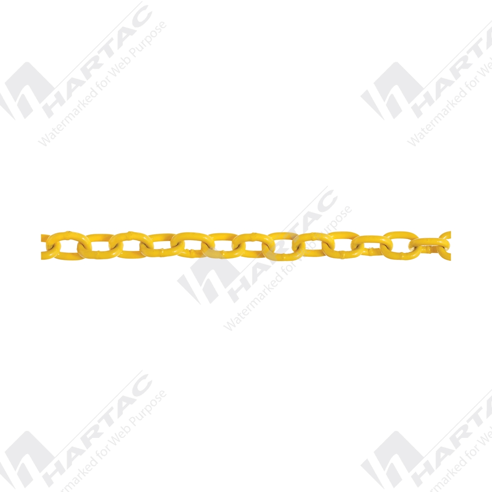 HS7082GS6MM - Galvanised Chain Powdercoated Bright Yellow 6mm Link Sell ...