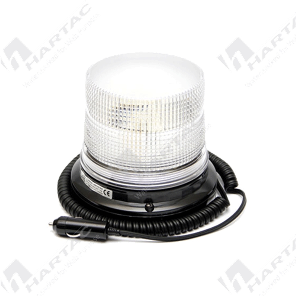 HSAL3000CBM - Magnetic Base 12-24V Large LED Beacon - Clear - Hartac ...