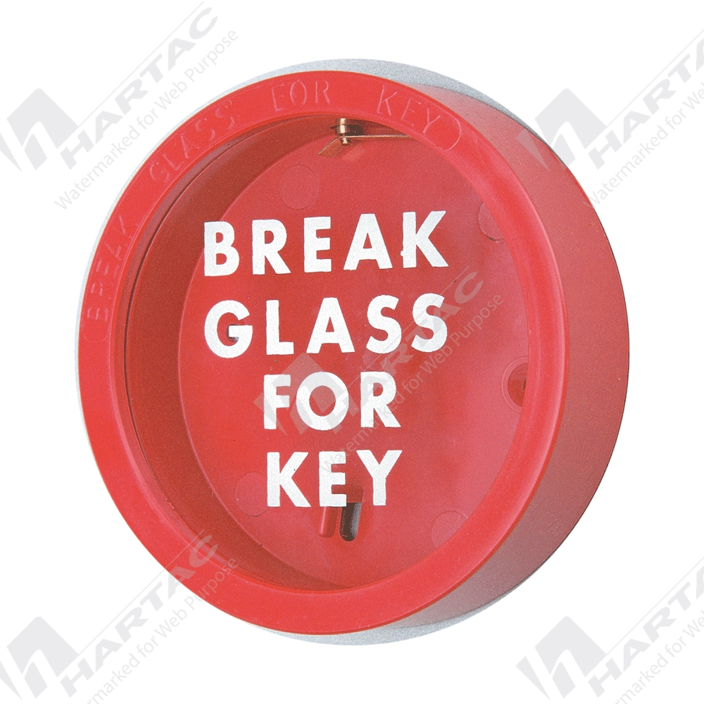 HSLAB10050 - Key Box - "Break Glass For Key" - Hartac Australia