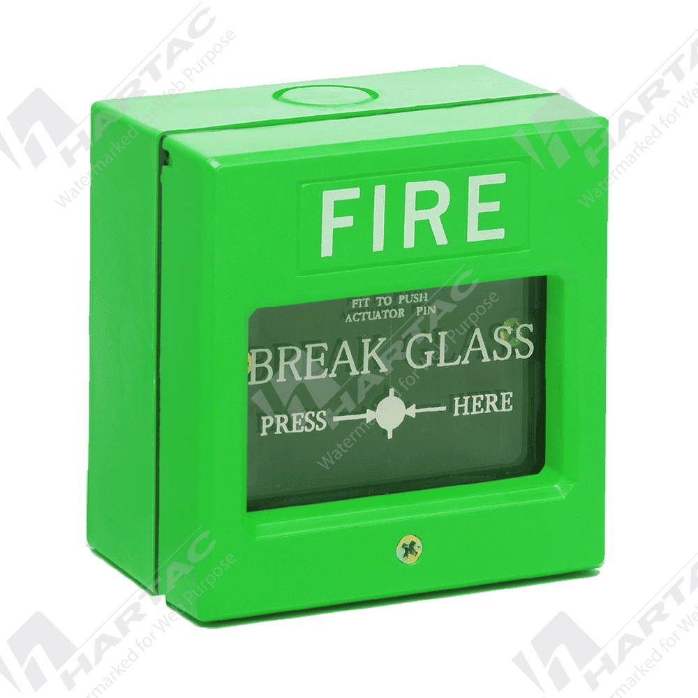 HSMBFD108G - Surface Mount Break Glass Call Point (w/out Polycarb Flap ...