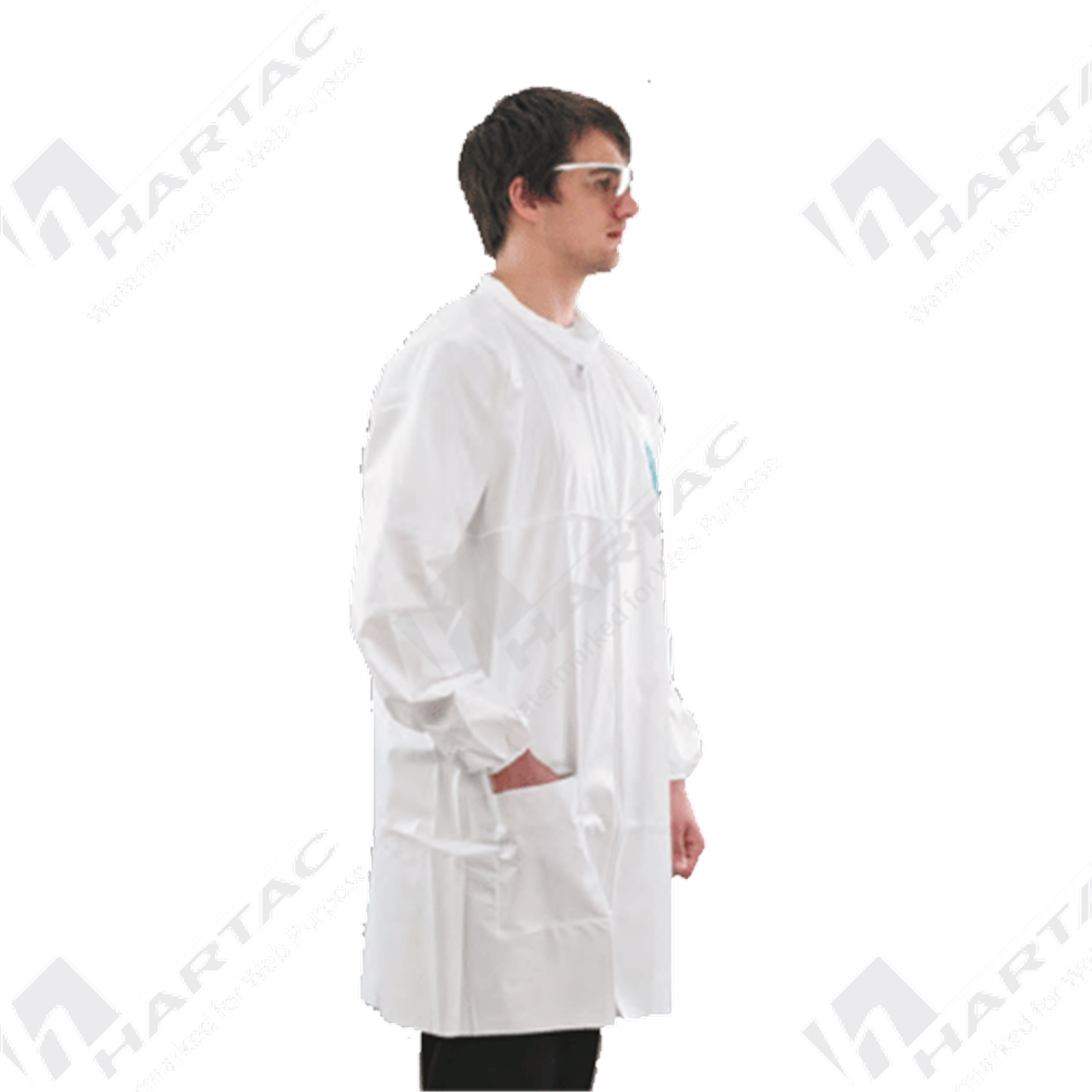 HSMG20-209WH-M - Microgard 2000 White Lab Coat Size M - Hartac Australia