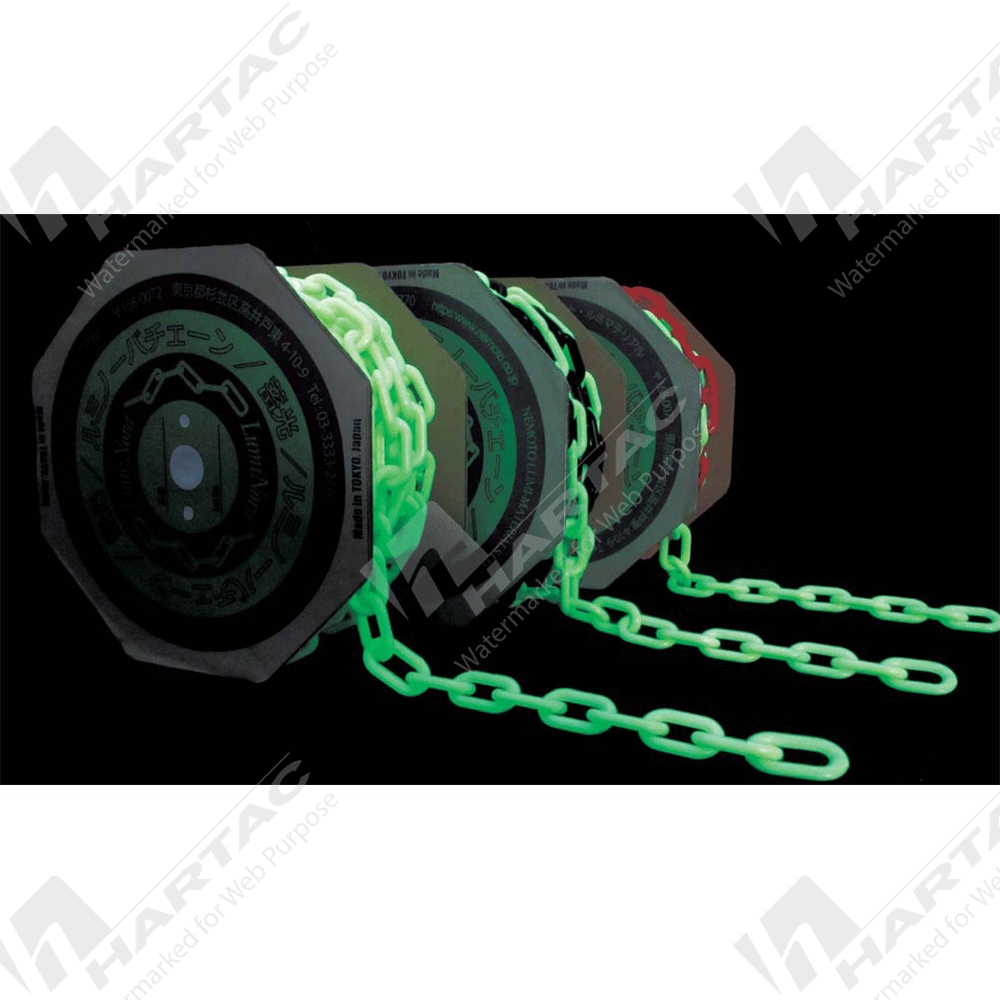 LUMICHAIN-BL - Glow In The Dark Photoluminescent Chain Black & Luminous ...