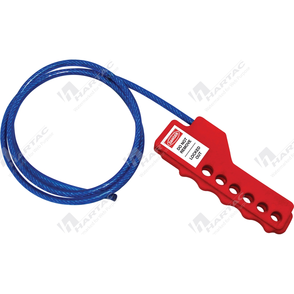 MFL-2 - Squeezer Multipurpose Cable Lockout with 1m Blue Vinyl Coated ...