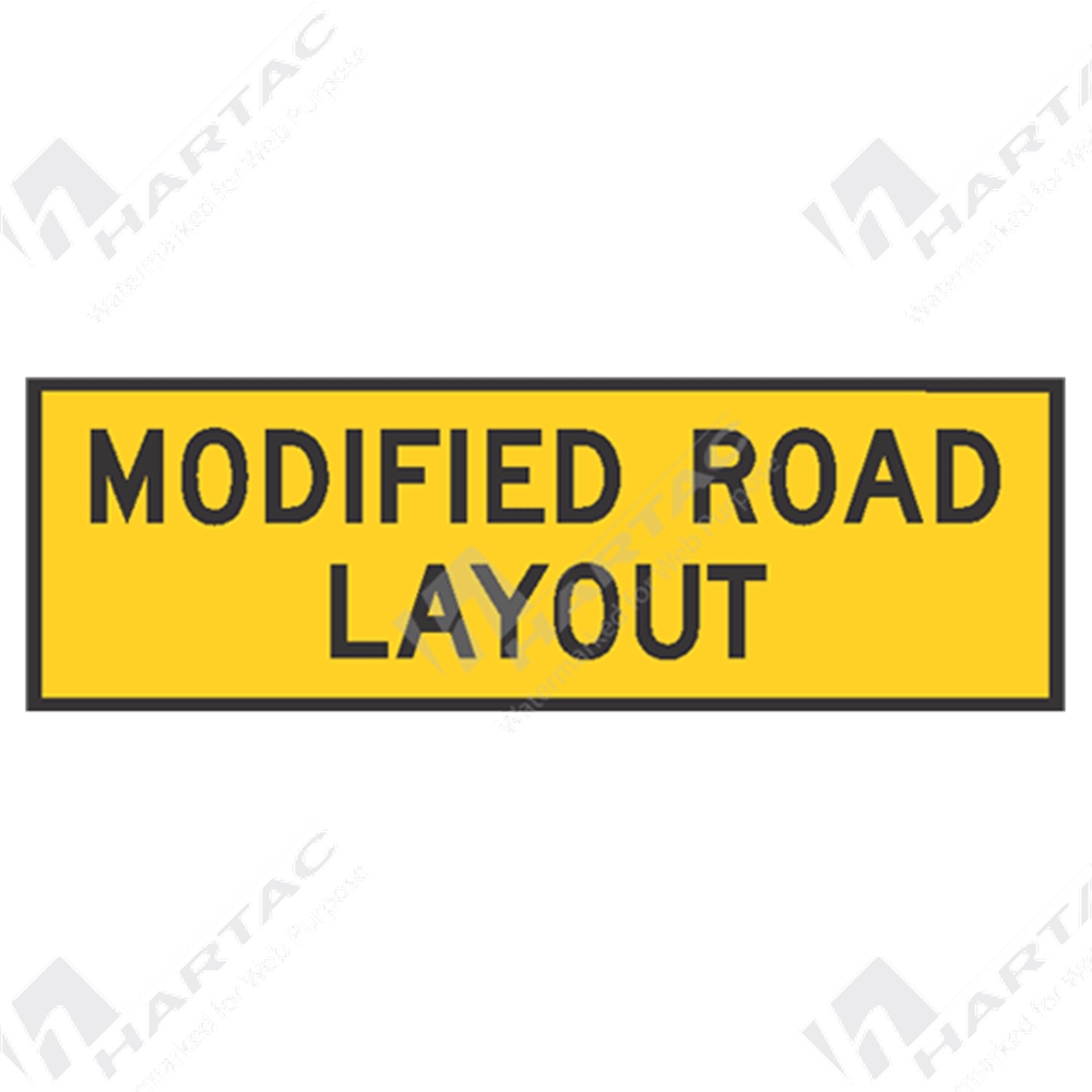 MR-TC-1B - 1800*600 Traff Metal Ref Cl1 Modified Road Layout Box Edge ...