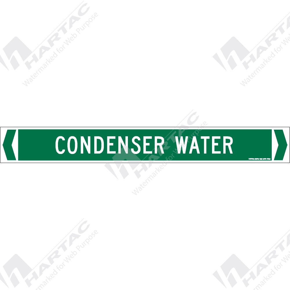 PG06 - 460*57 Pipemarker Type L S/A Non-Ref (pk10) Condenser Water ...