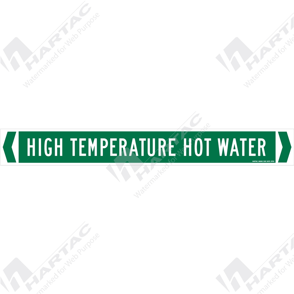 PG12 - 460*57 Pipemarker Type L S/A Non-Ref pk10 High Temperature Hot ...