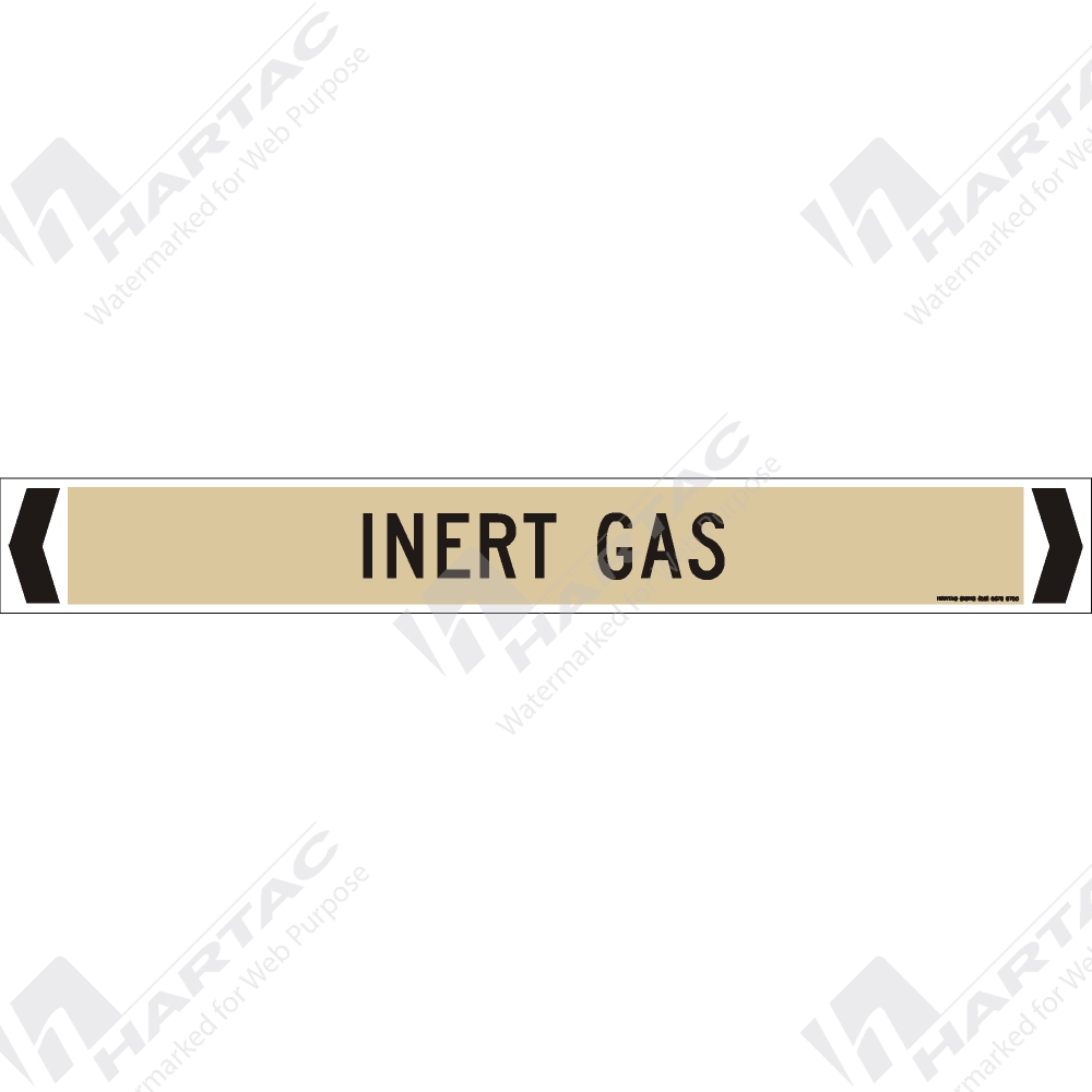 PT39 - Pipemarker "Inert Gas" Self-Adhesive Non-Reflective (Pack of 10 ...