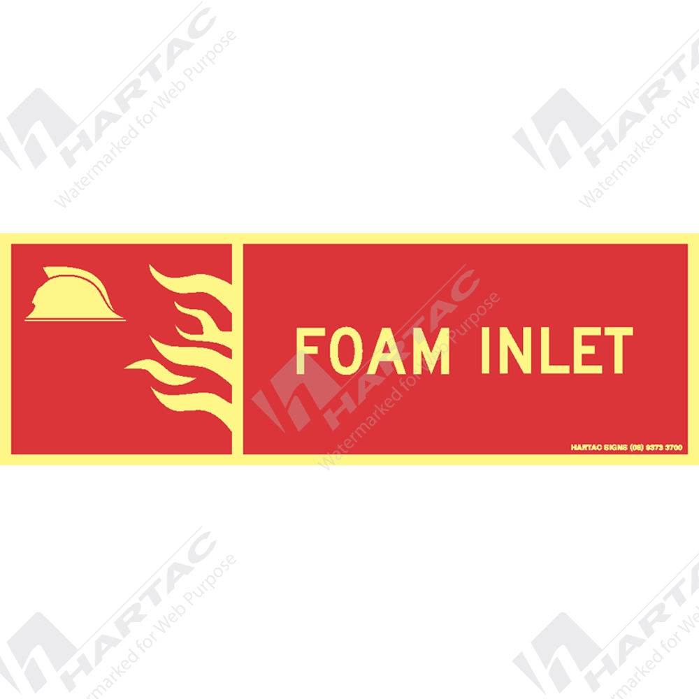 PV6155GM - 300*100mm - Marine S/A Foam Inlet Luminous on Red - Hartac ...