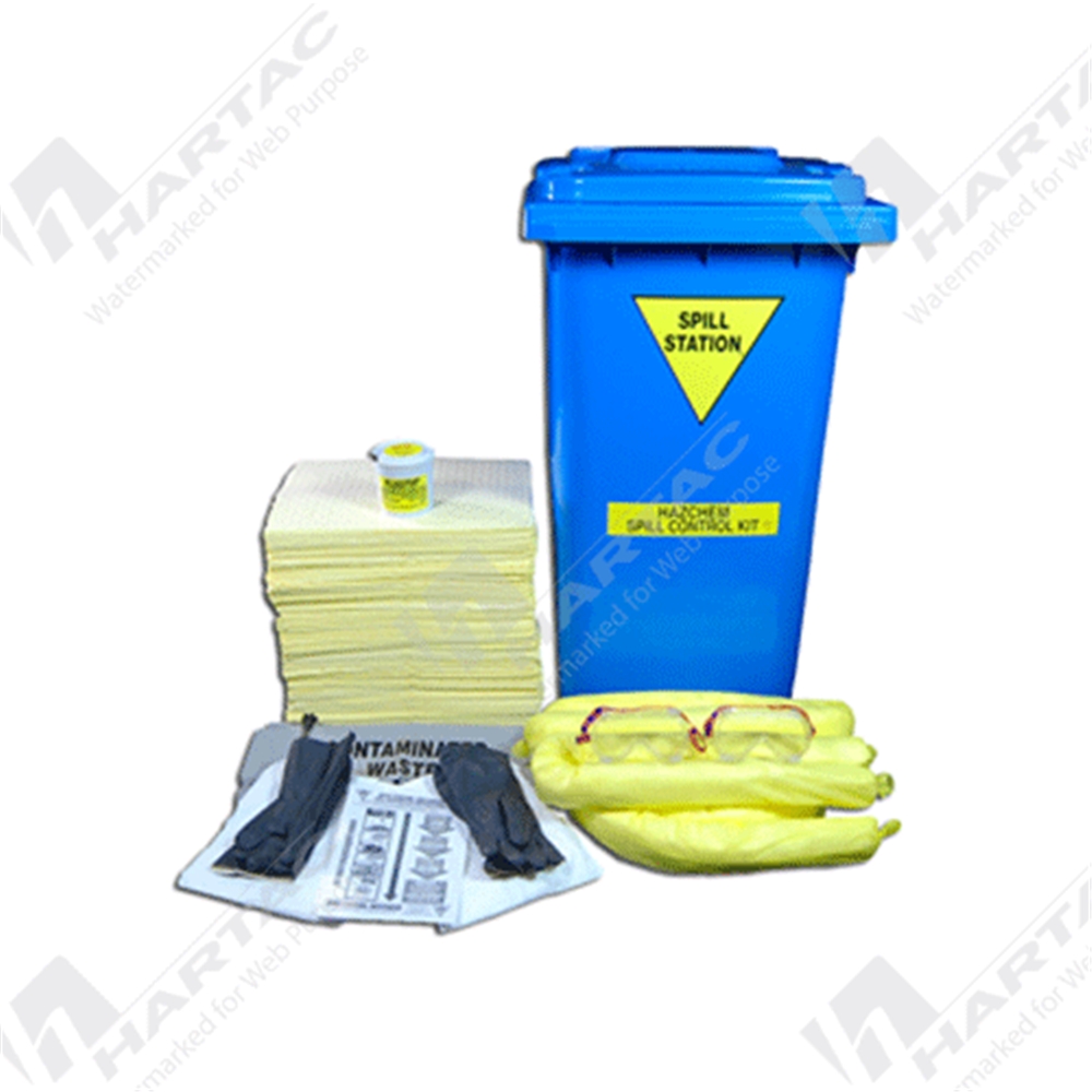 Hazchem Spill Kits - Hazchem Spill Kit 205L w/ 240L Bin - Company Name ... Hazchem Spill Kits - Hazchem Spill Kit 205L w/ 240L Bin - Company Name ...