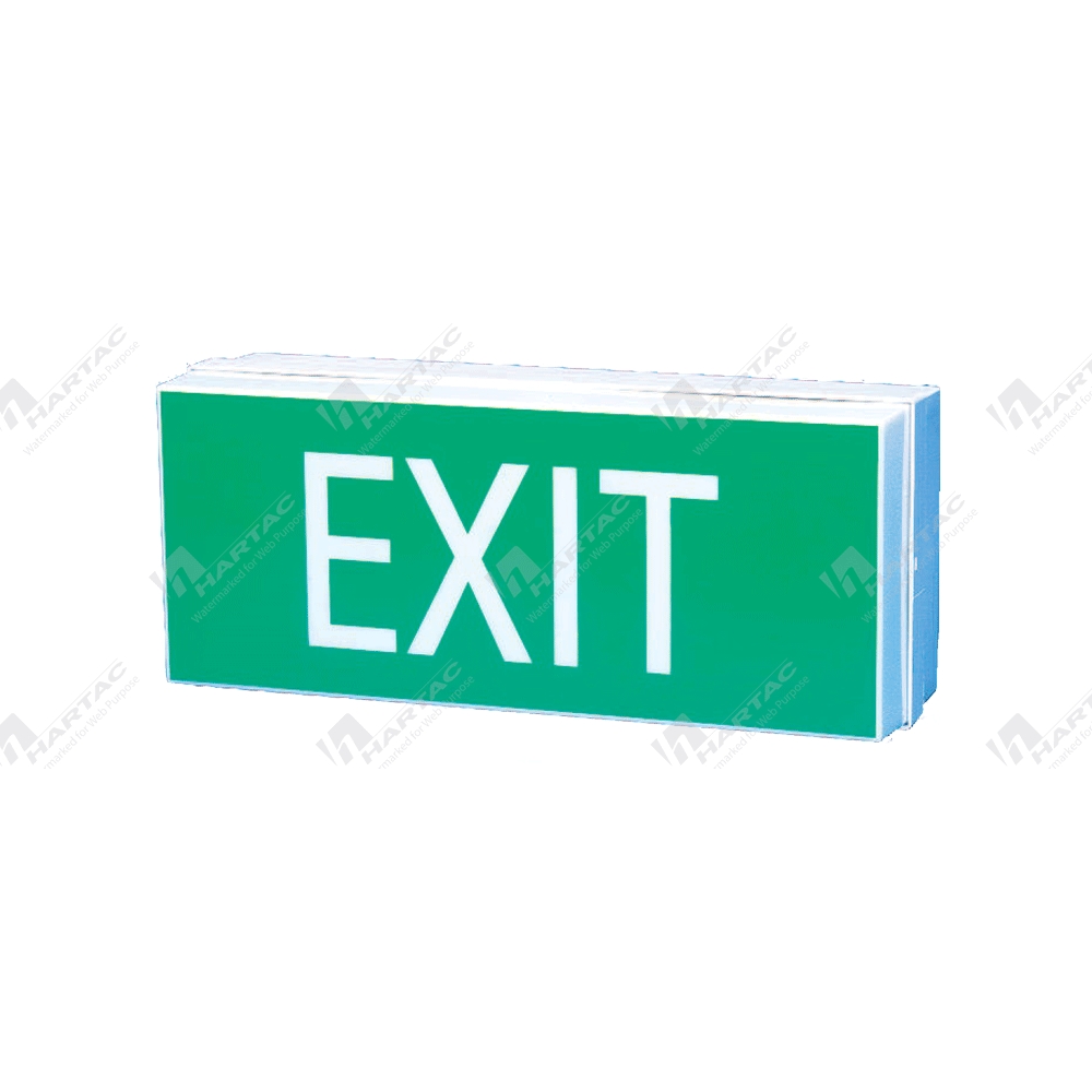 Z-EXL-ECOEXIT - Exit Light Sign (Economy) Exit Worded Or Running Man ...