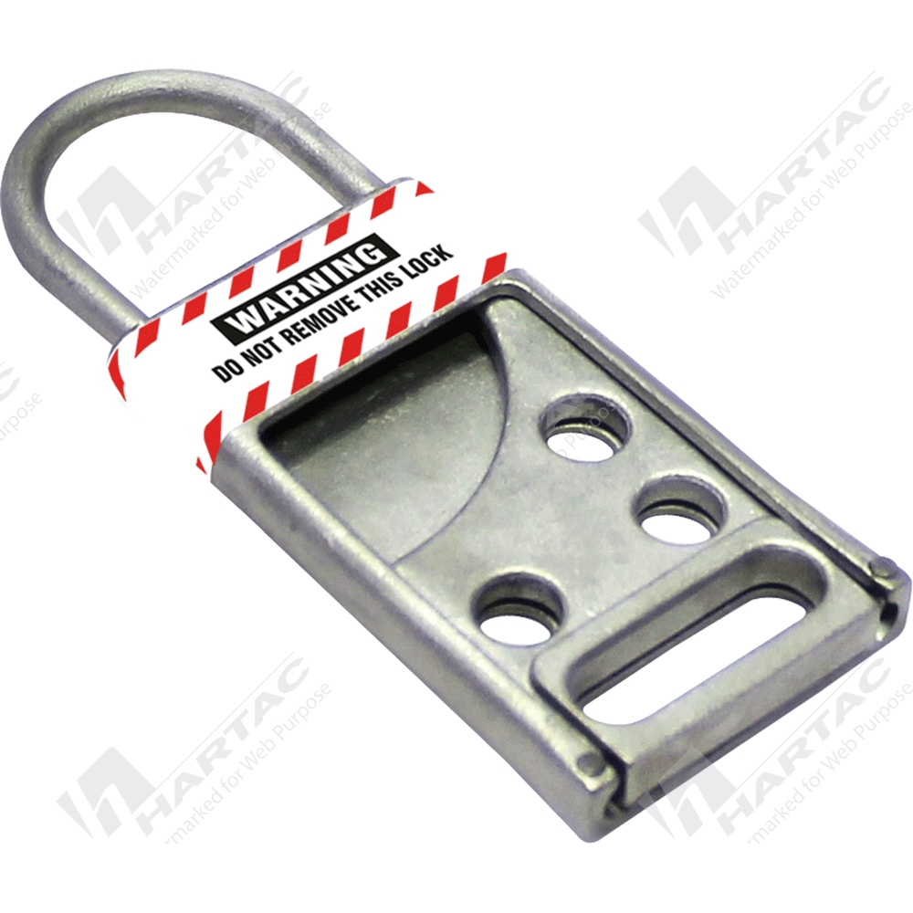 Lockout Hasps - Slide Up Stainless Steel Hasp - Company Name - Hartac ...