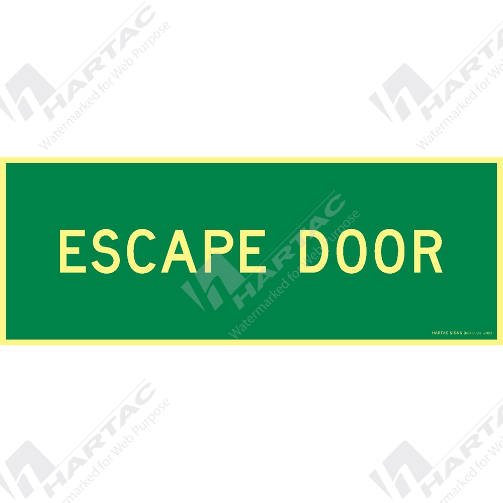 Directions Signs - Marine Sign Directions Escape Door - Company Name ...