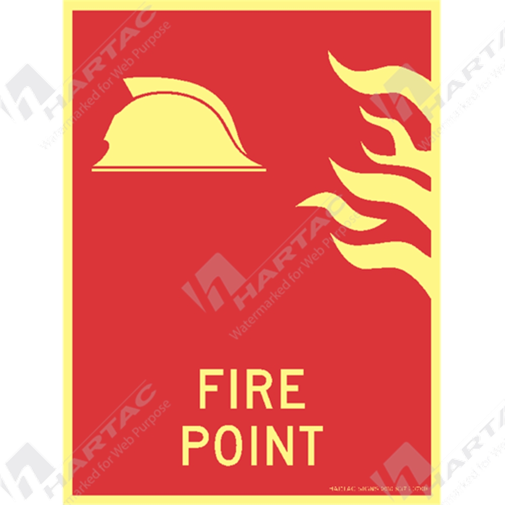 Fire Equipment Signs - Marine Sign Fire Equipment Fire Point Potrait ...