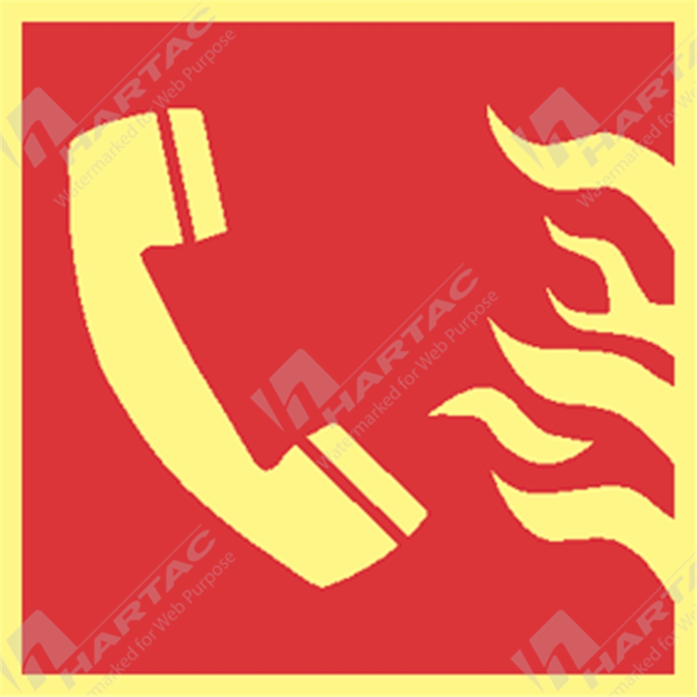 Fire Equipment Signs - Marine Sign Fire Equipment Fire Phone Picto Only ...
